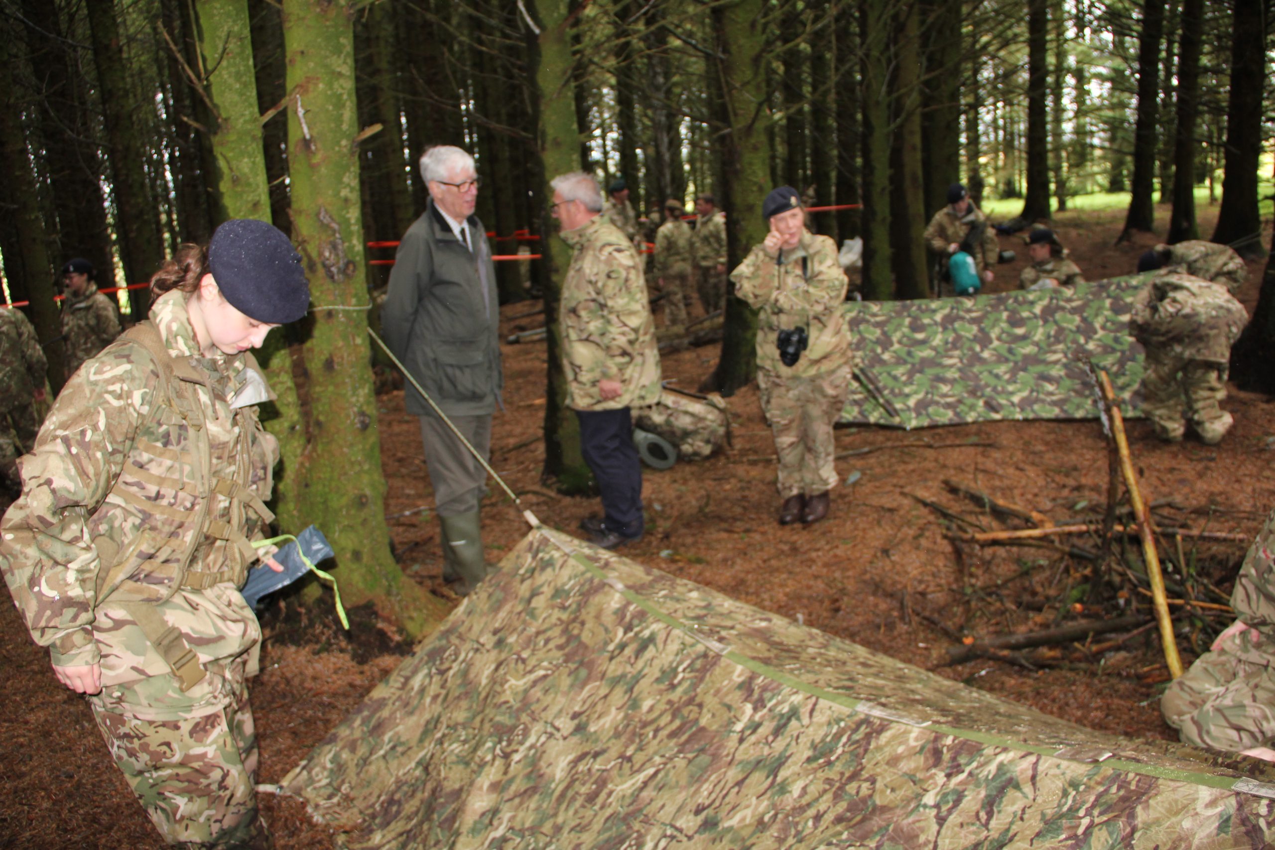 Visit to Merseyside Army Cadet Force annual camp - Brecon Beacon, Wales ...