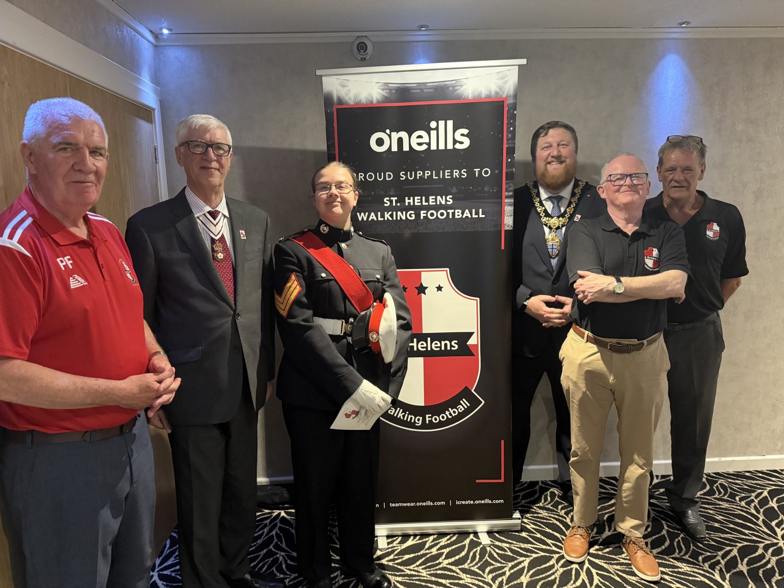 St. Helens Walking Football Club - Merseyside Lieutenancy