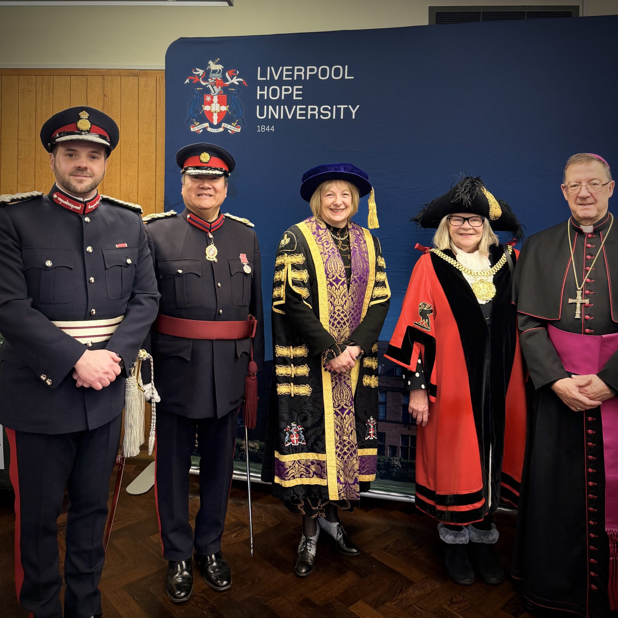Liverpool Hope University Winter Graduation - Merseyside Lieutenancy